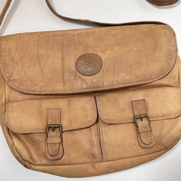 Buffalo Bayou Collection Co. | Bags | Leather Messenger Bag Satchel Unisex Crossbody Briefcase ...